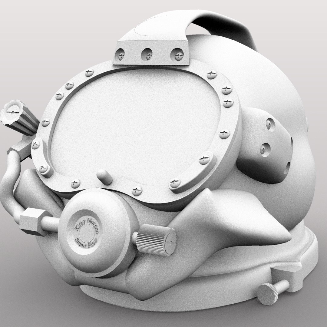 modelo 3d Diving helmet 3d printable - TurboSquid 1985539