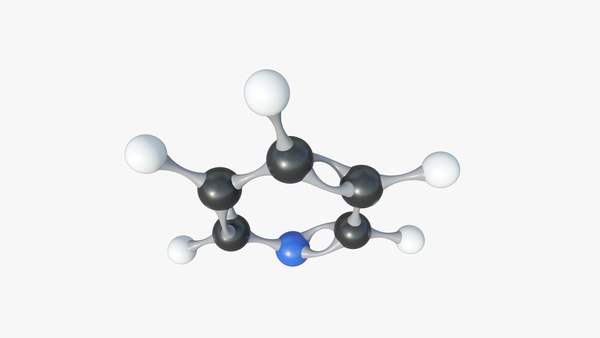 3D Pyridine Molecule With PBR 4K 8K model - TurboSquid 1945521