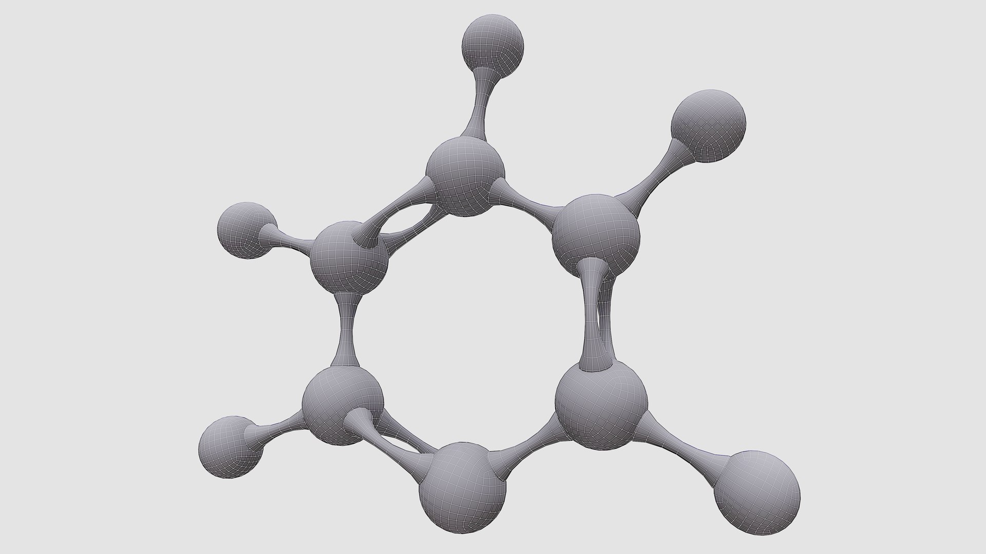 3D Pyridine Molecule With PBR 4K 8K Model - TurboSquid 1945521