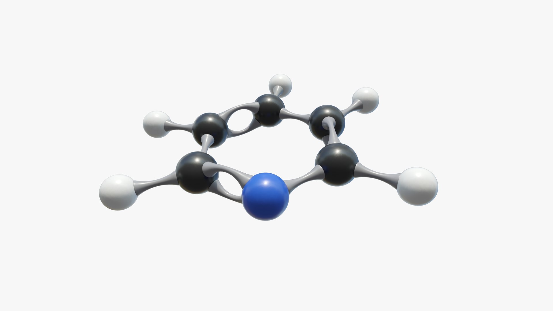 3D Pyridine Molecule With PBR 4K 8K Model - TurboSquid 1945521