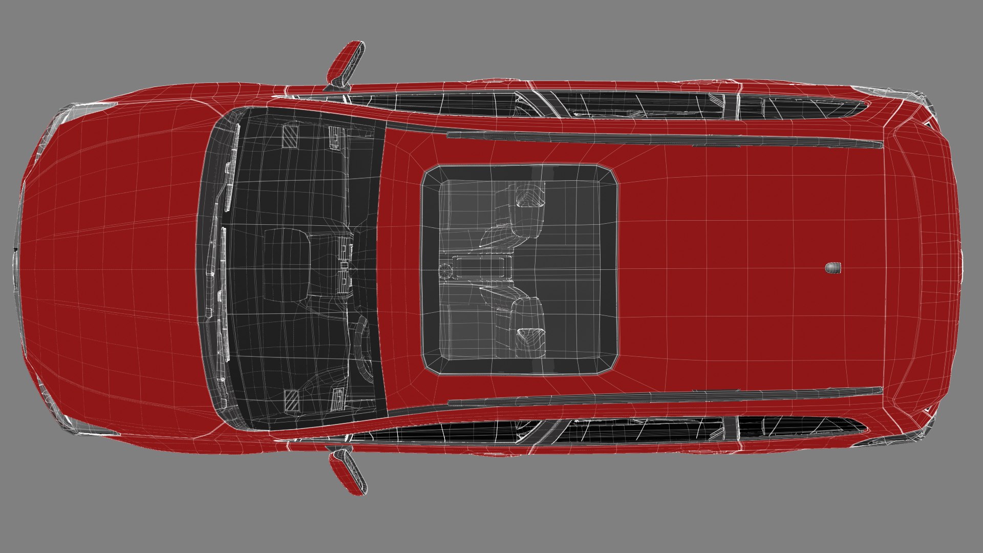 3d Subaru Forester 2014 Interior Model