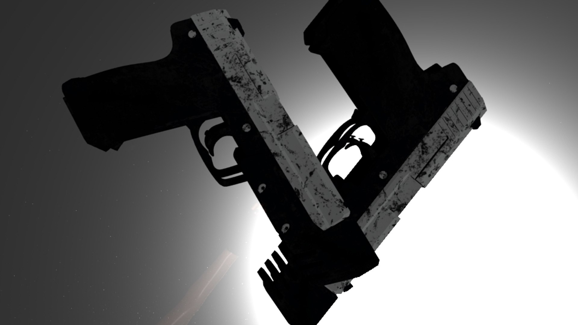 Free Dual Pistols 3D Model - TurboSquid 1320360
