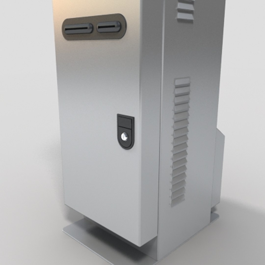 3d Model Movie Ticket Machine