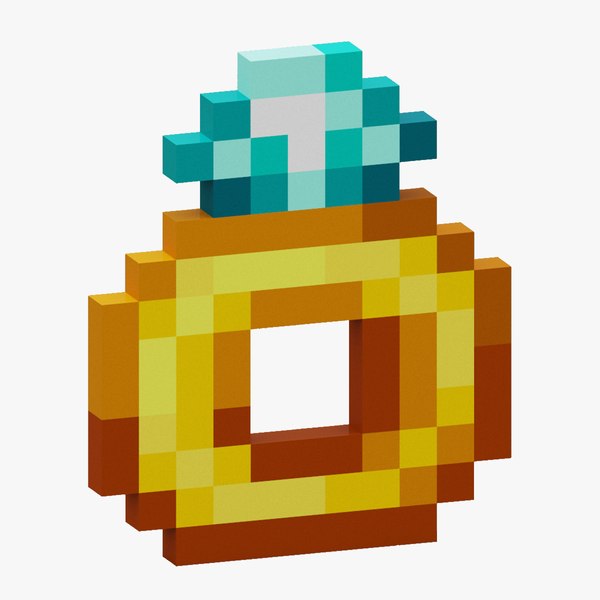 modelo 3d Anillo Minecraft - TurboSquid 2151760