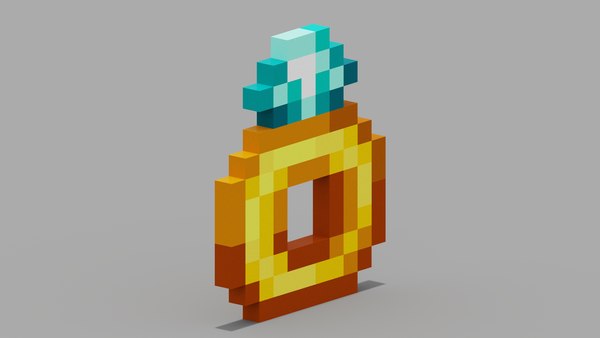 modelo 3d Anillo Minecraft - TurboSquid 2151760