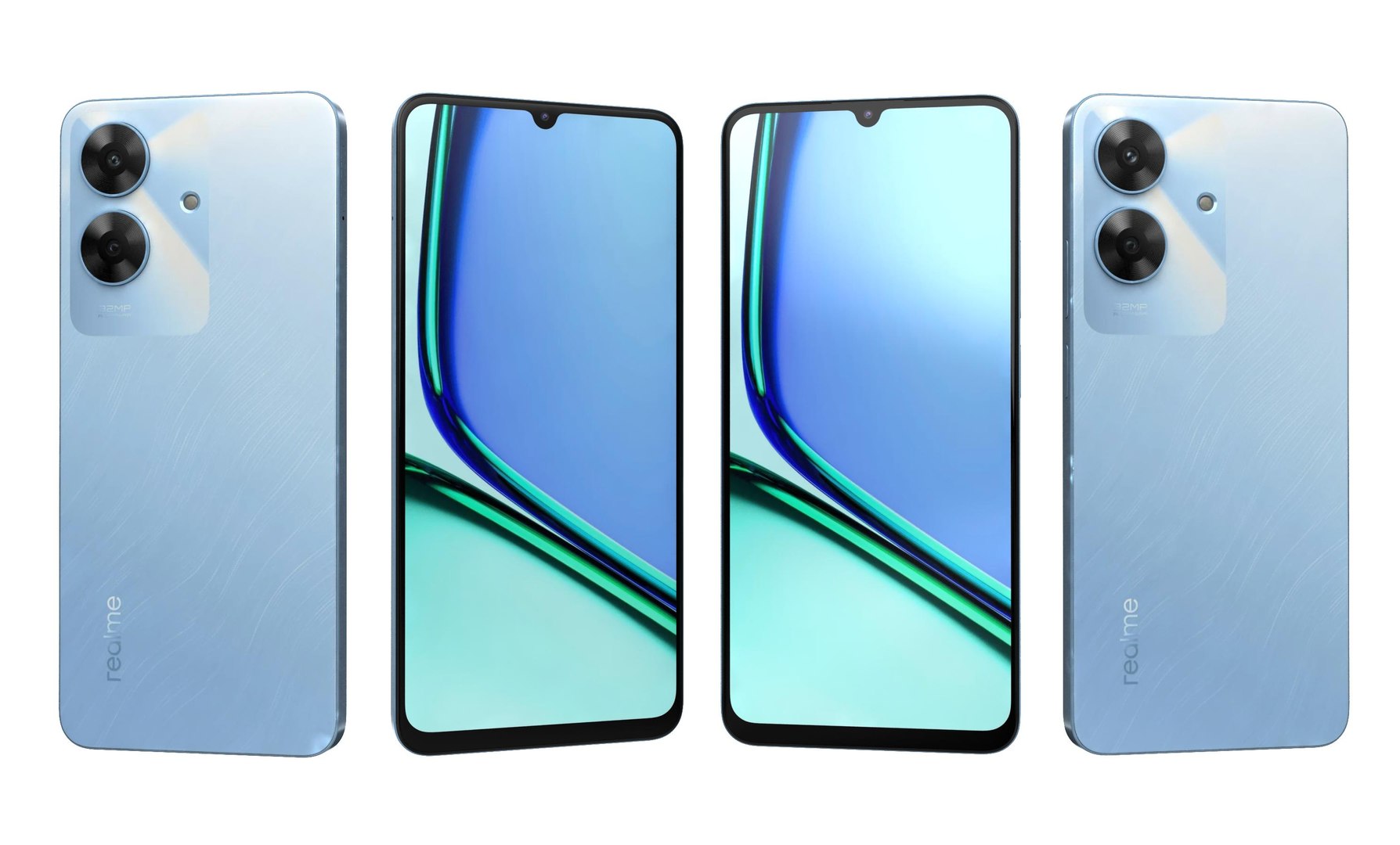 3D Realme Note 60 Voyage Blue - TurboSquid 2273662