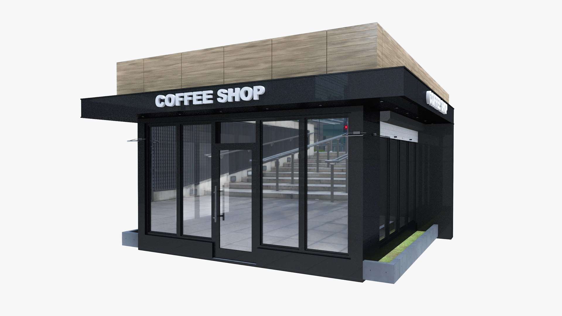 Coffee Shop Cafe Model - TurboSquid 1576734