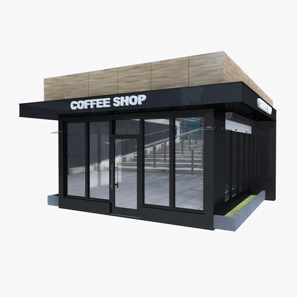 modelo 3d Cafetería Cafetería - TurboSquid 1576734