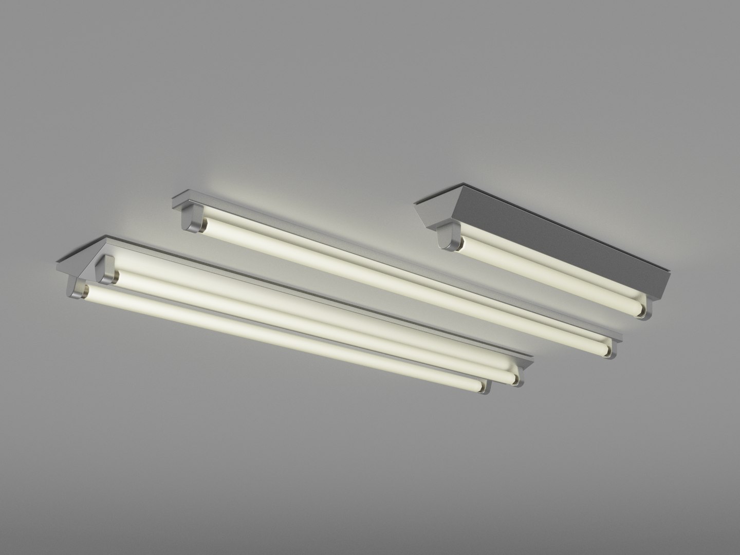 Fluorescent Lights Model - TurboSquid 2282314