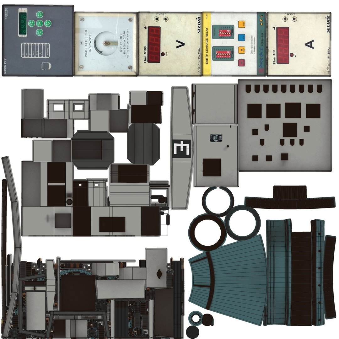 Electrical Switch Panel 3D Model - TurboSquid 2261849