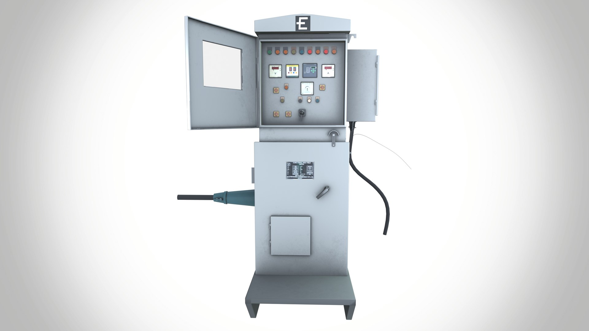 Electrical Switch Panel 3D Model - TurboSquid 2261849