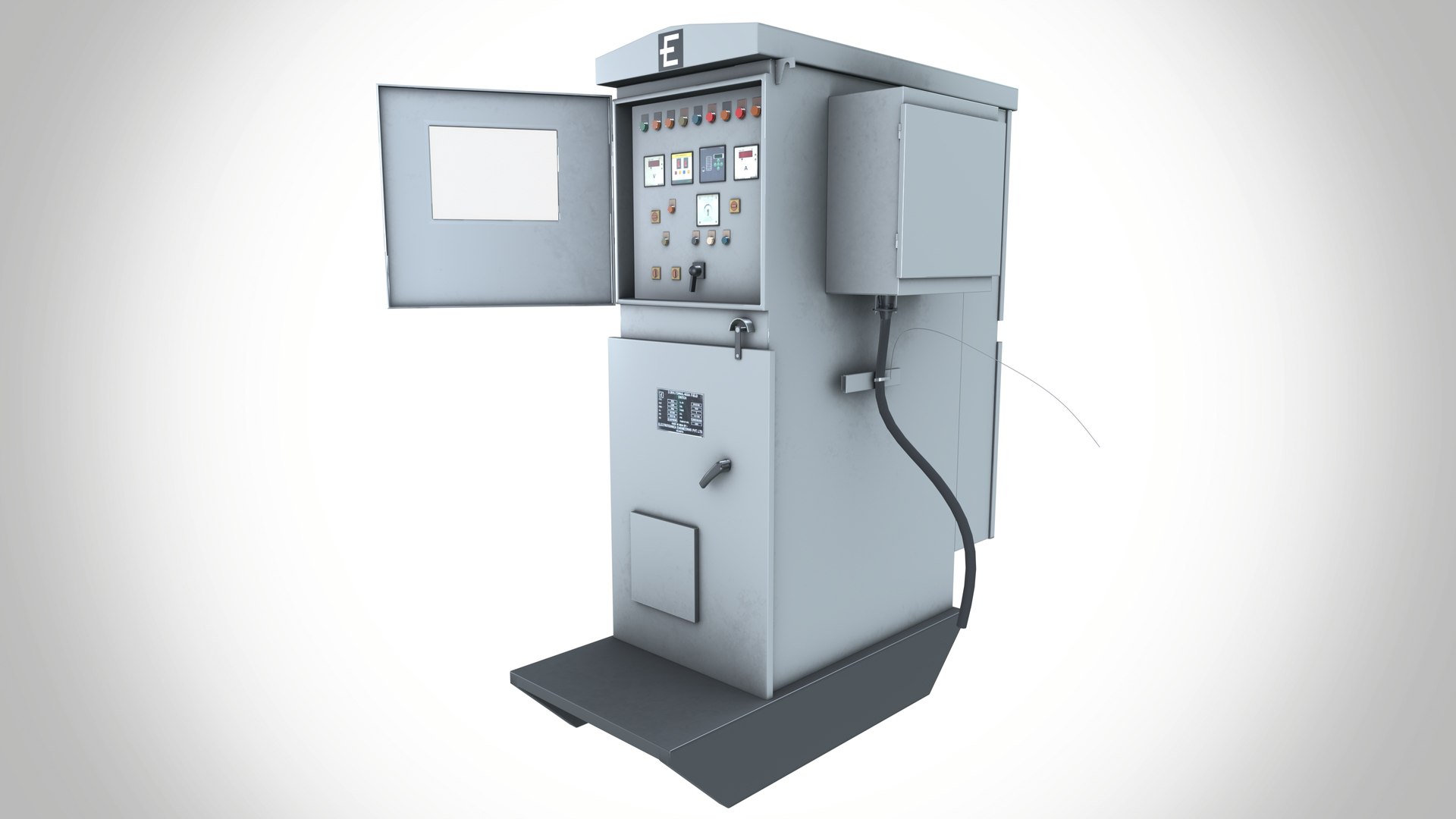 Electrical Switch Panel 3D Model - TurboSquid 2261849