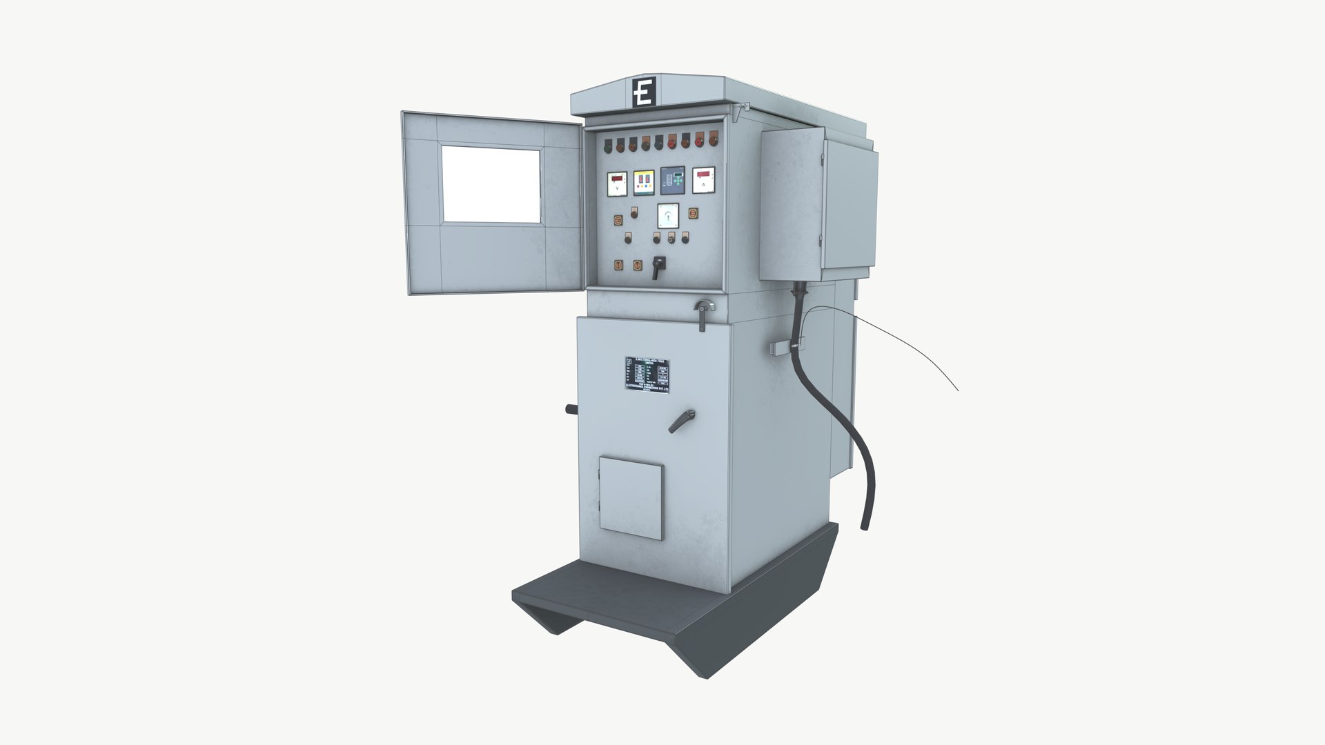 Electrical Switch Panel 3D Model - TurboSquid 2261849