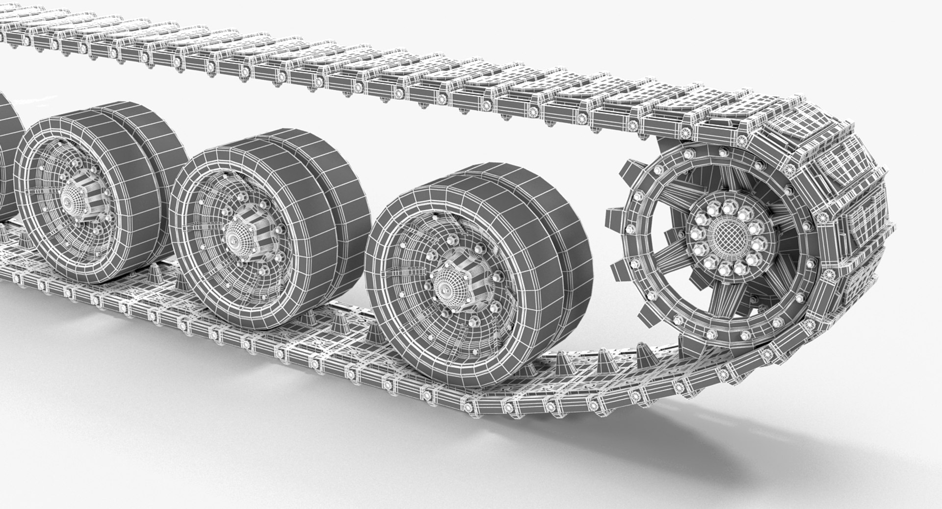 3D Model Tank Track - TurboSquid 1224362