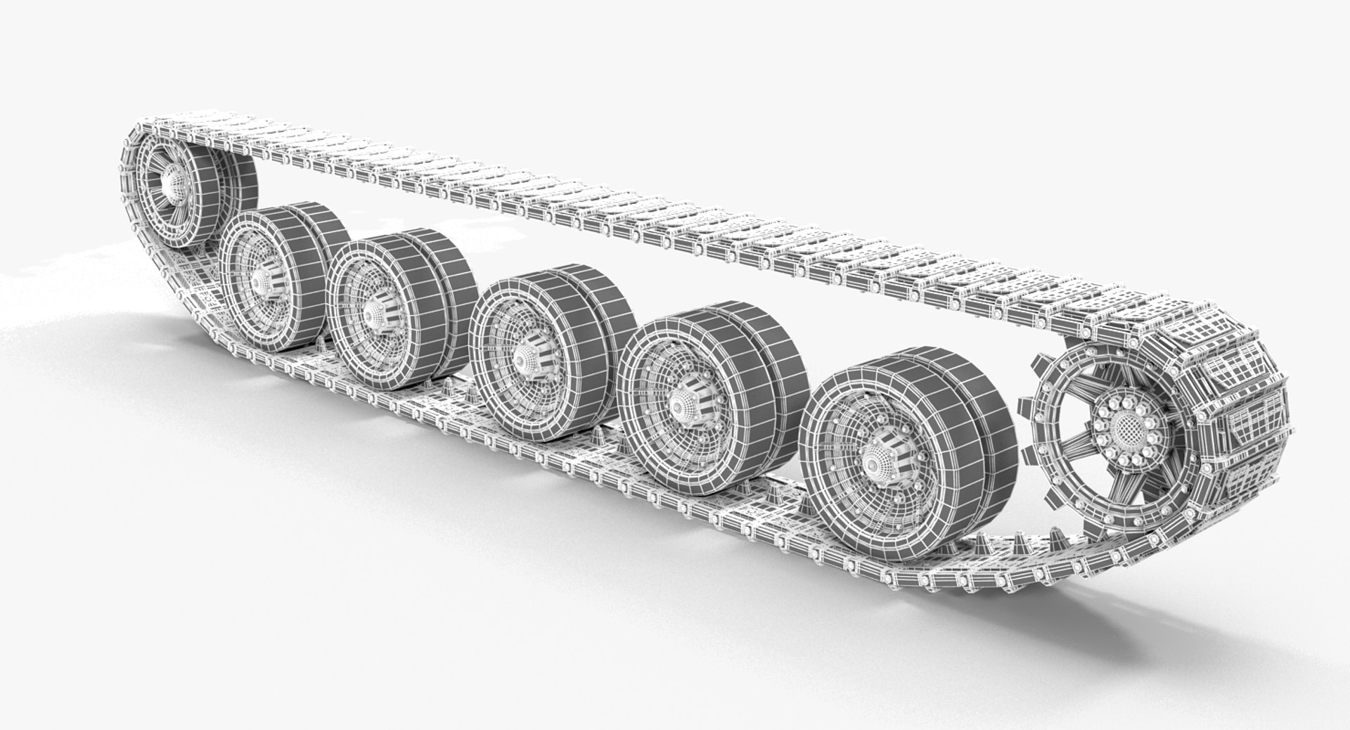 3D Model Tank Track - TurboSquid 1224362