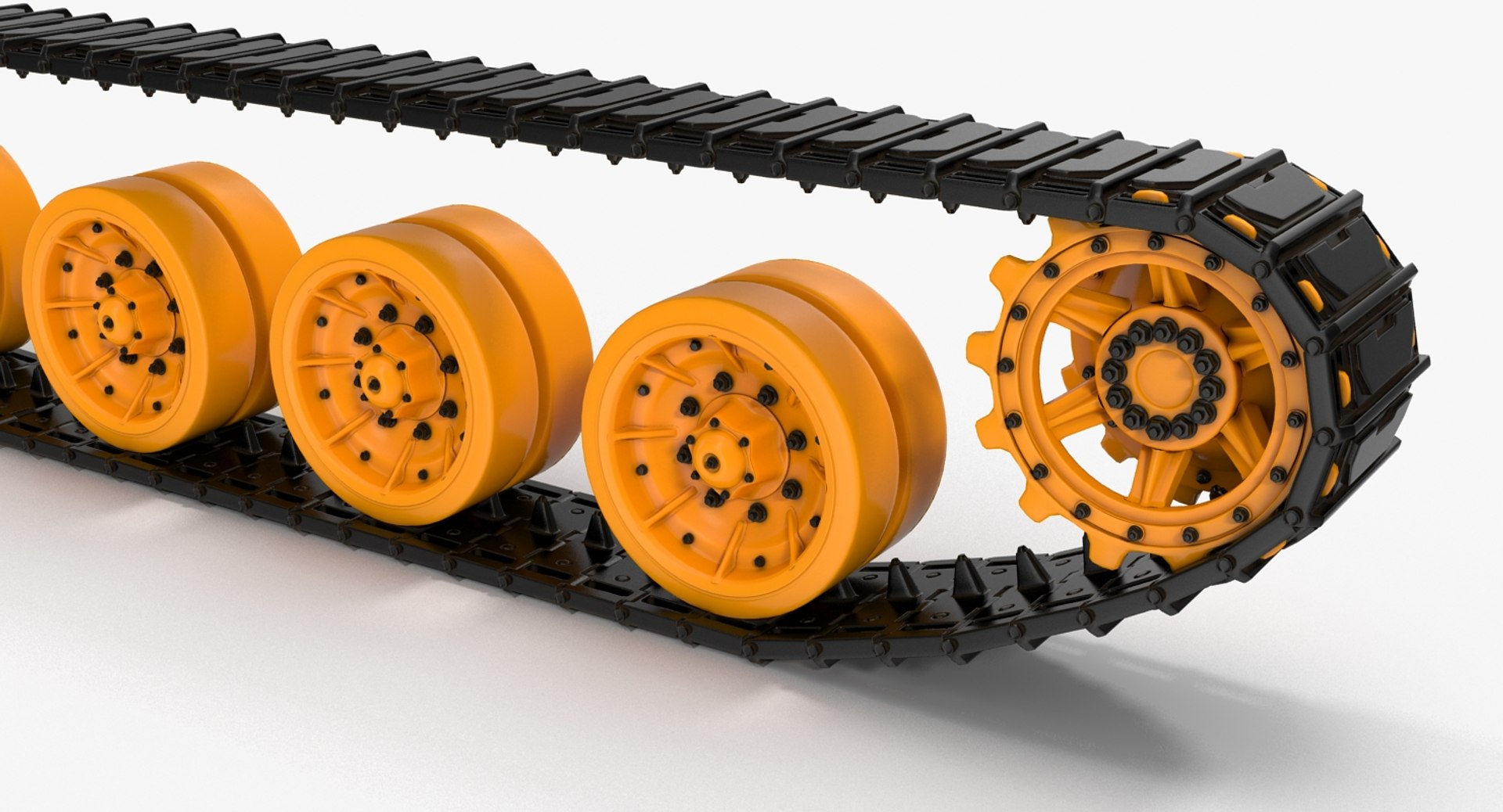 3D Model Tank Track - TurboSquid 1224362