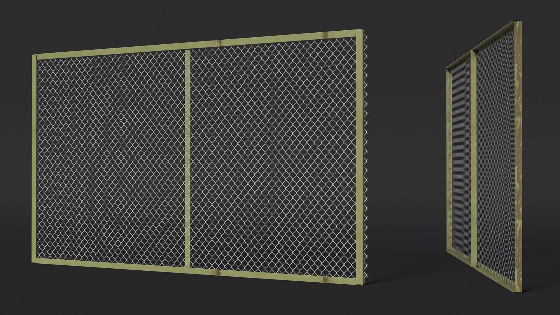 3D Traditional Wire Fence - TurboSquid 2209145
