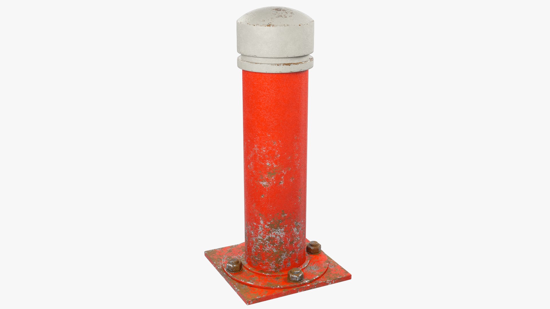 3D Road Safety Bollard V2 model - TurboSquid 2032866