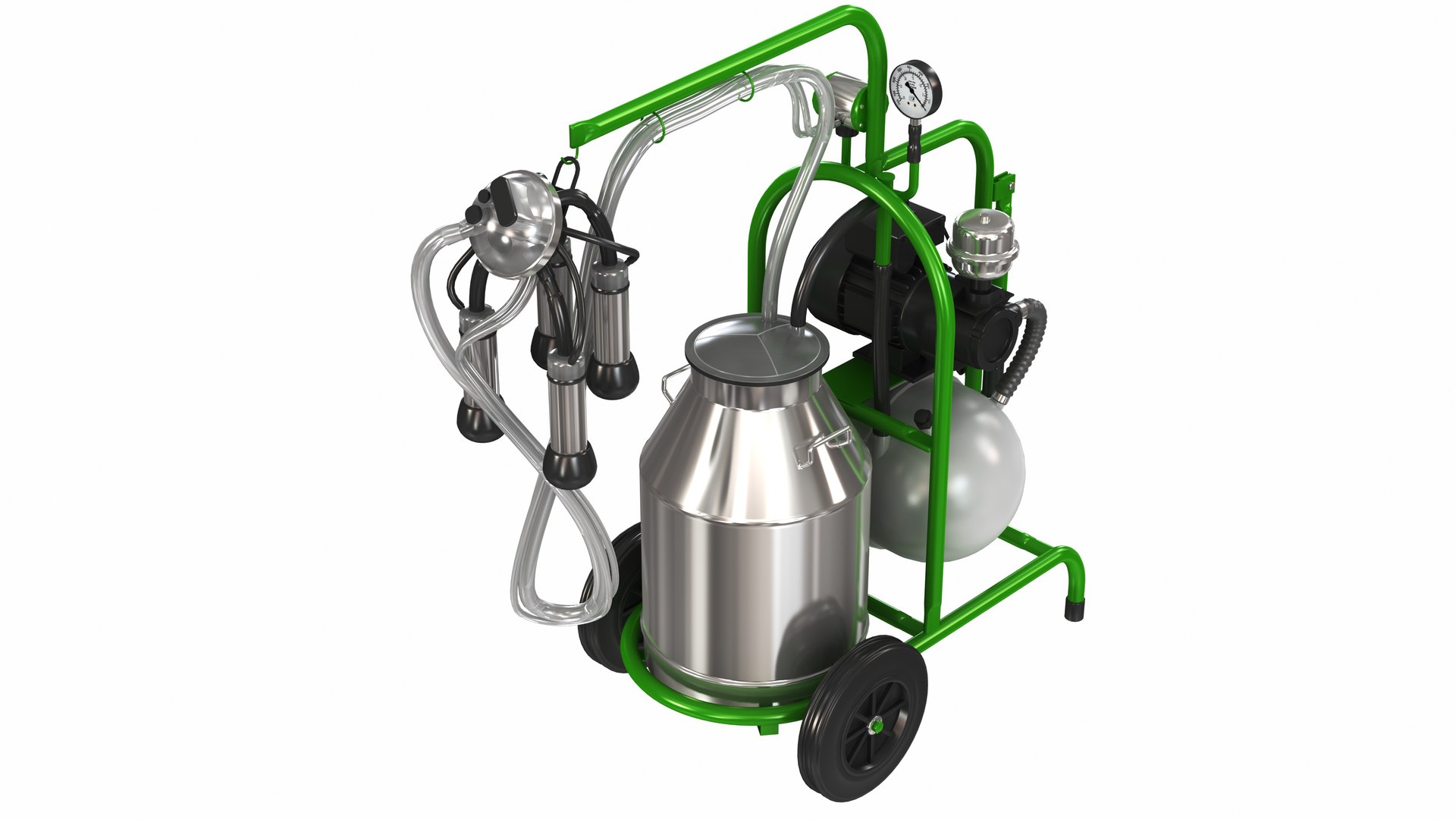 Portable Milking Machine 1 3D - TurboSquid 2010875