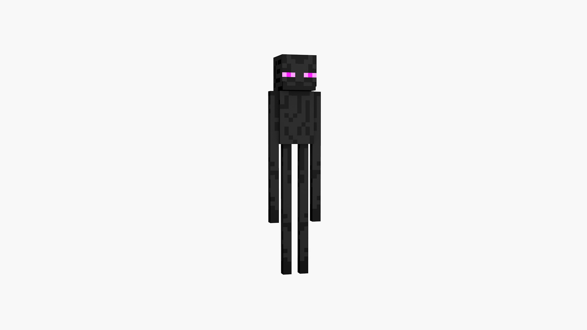 3D Enderman Minecraft Model - TurboSquid 2347438