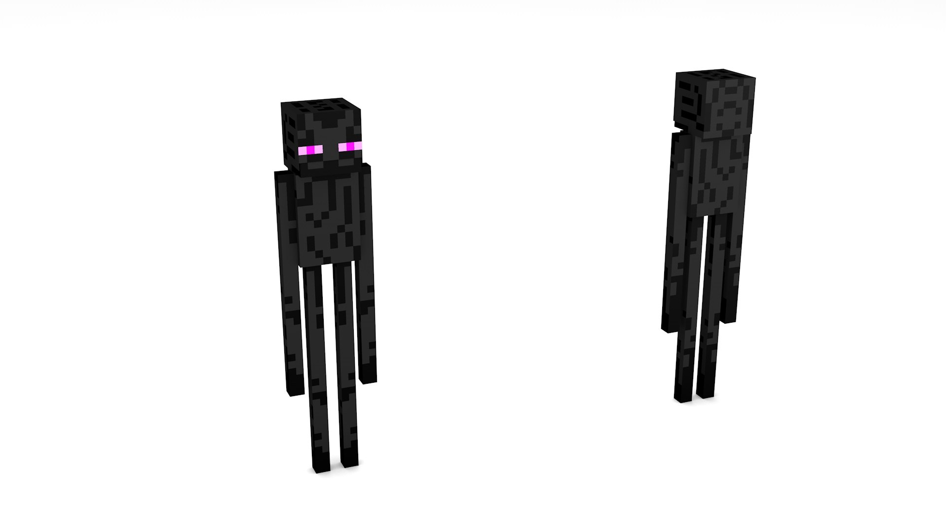 3D Enderman Minecraft Model - TurboSquid 2347438