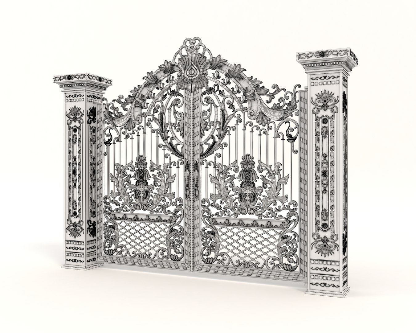 3D model gate classic - TurboSquid 1642555