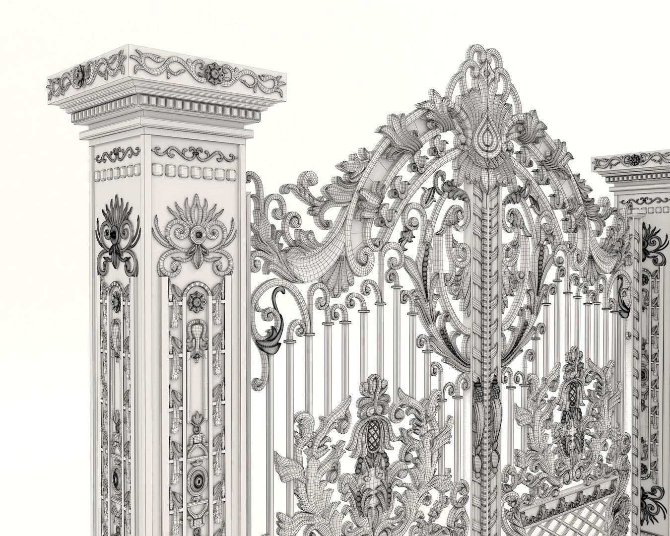 3D model gate classic - TurboSquid 1642555