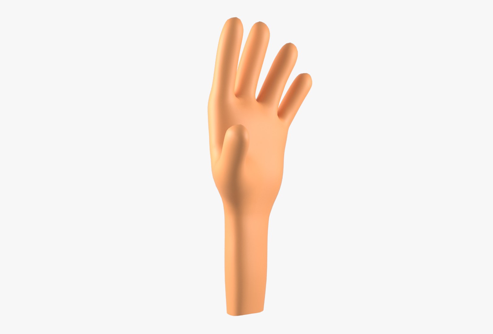Base Mesh Kid Hand 3D Model - TurboSquid 1334003