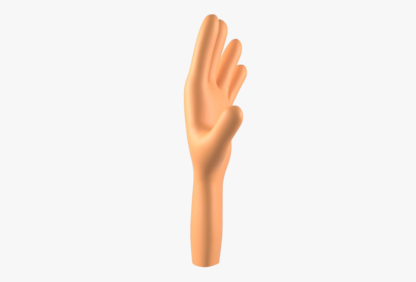 Base Mesh Kid Hand 3D Model - TurboSquid 1334003