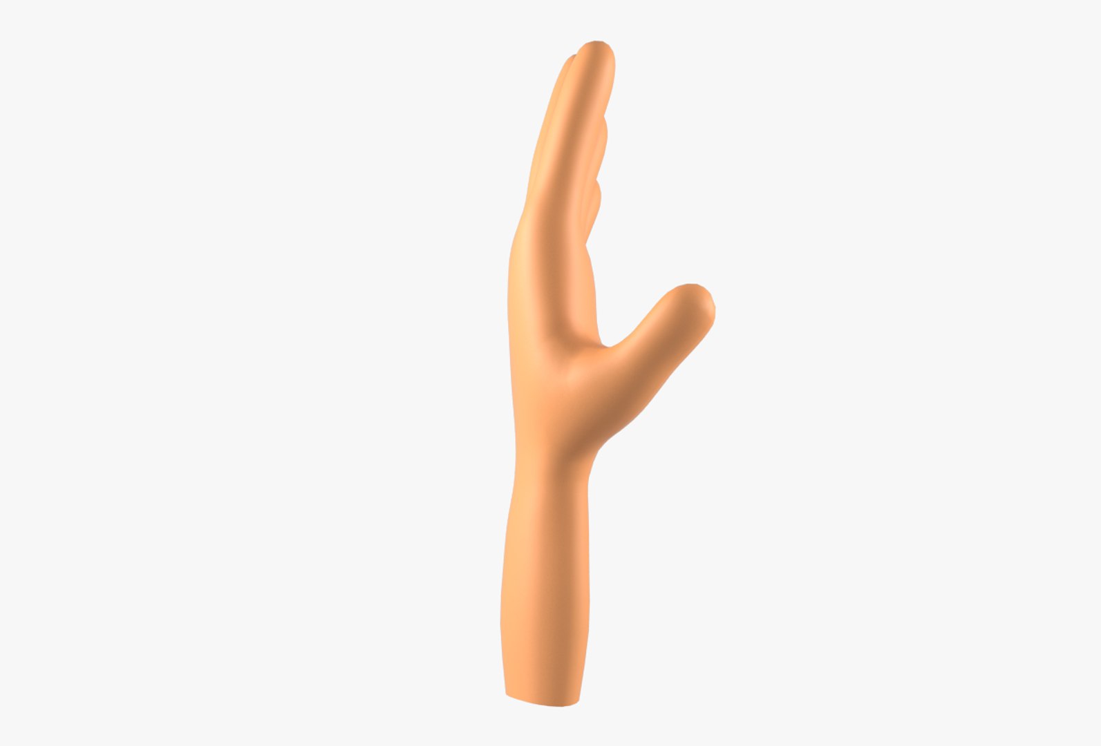 Base Mesh Kid Hand 3D Model - TurboSquid 1334003