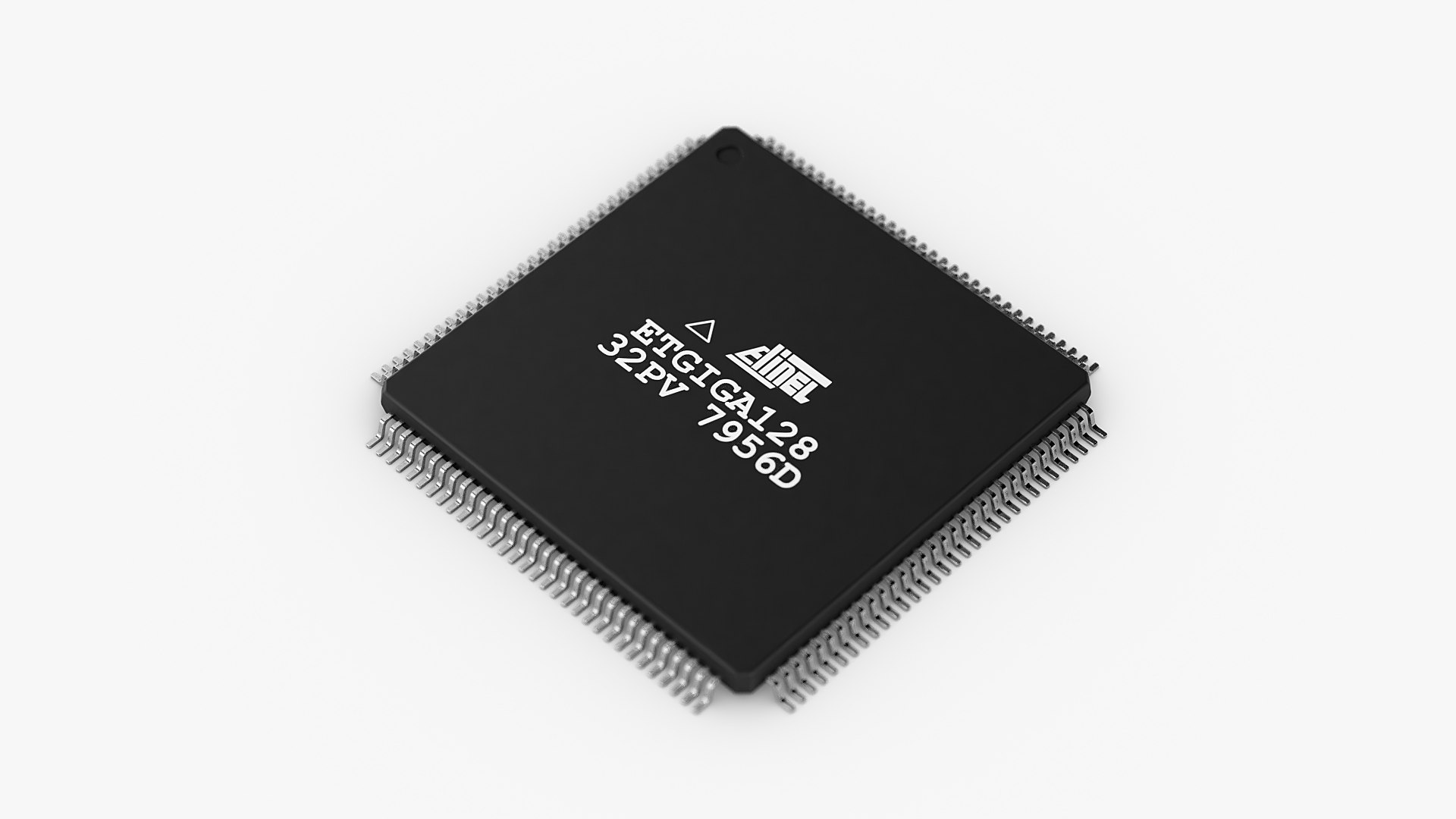 TQFP 128 Chip Model - TurboSquid 2100809