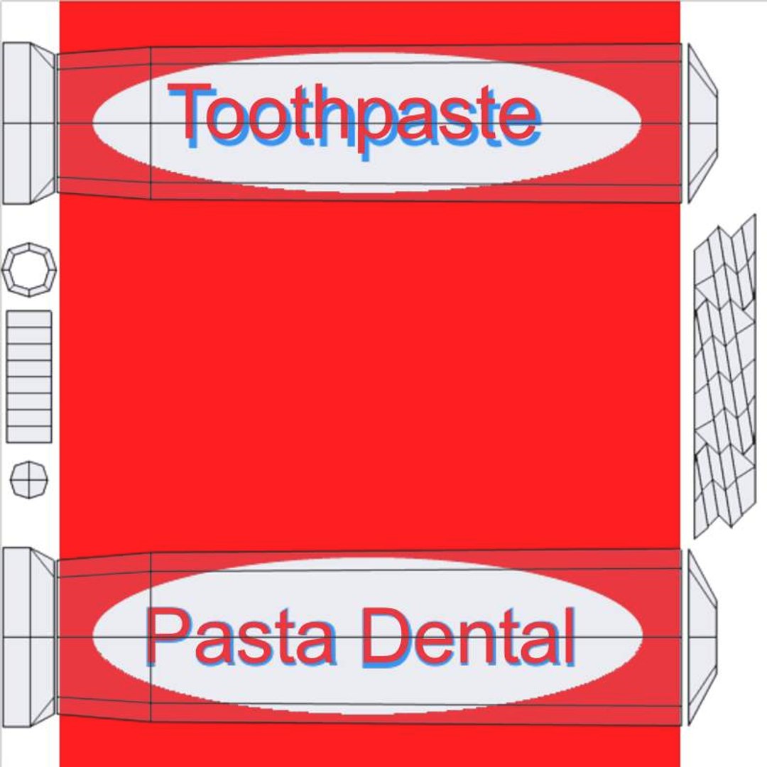 Toothpaste Tube 3D Model - TurboSquid 1169653