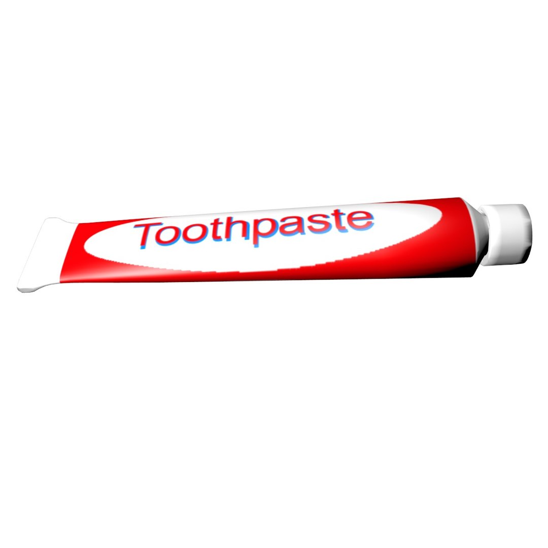 Toothpaste Tube 3D Model - TurboSquid 1169653