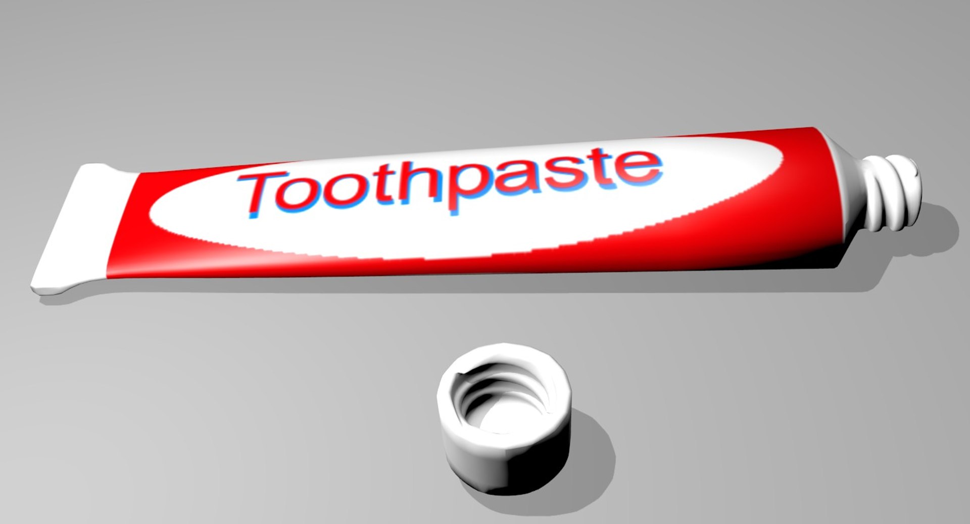 Toothpaste Tube 3D Model - TurboSquid 1169653