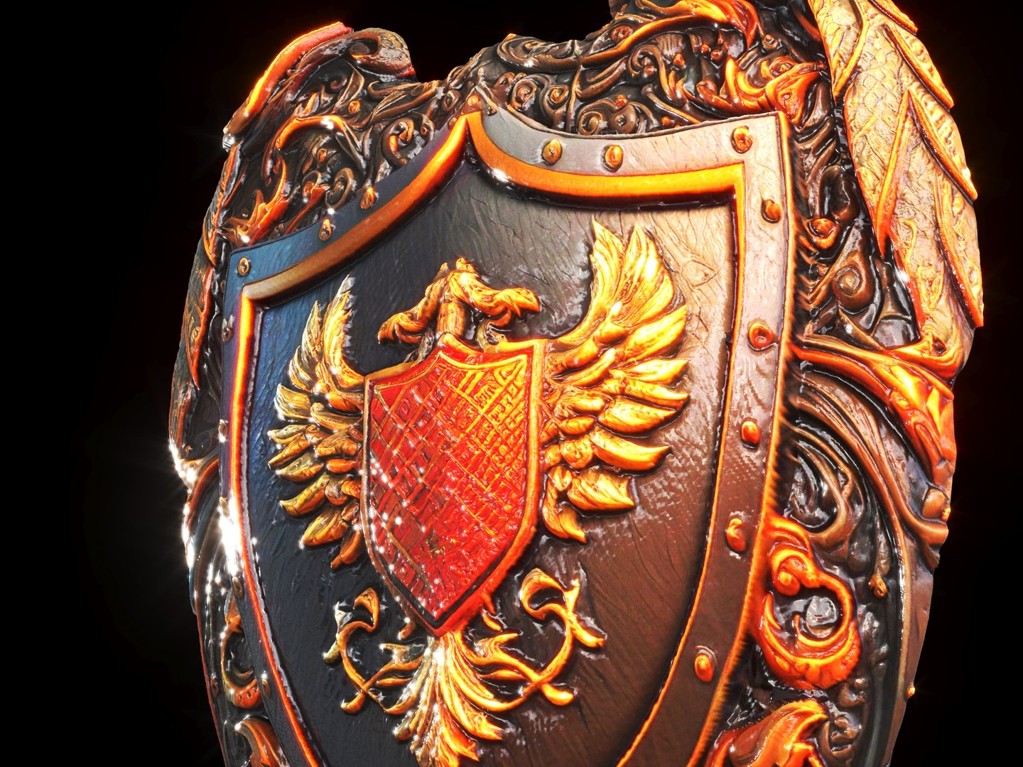 Magical Shields 3D model - TurboSquid 2166612