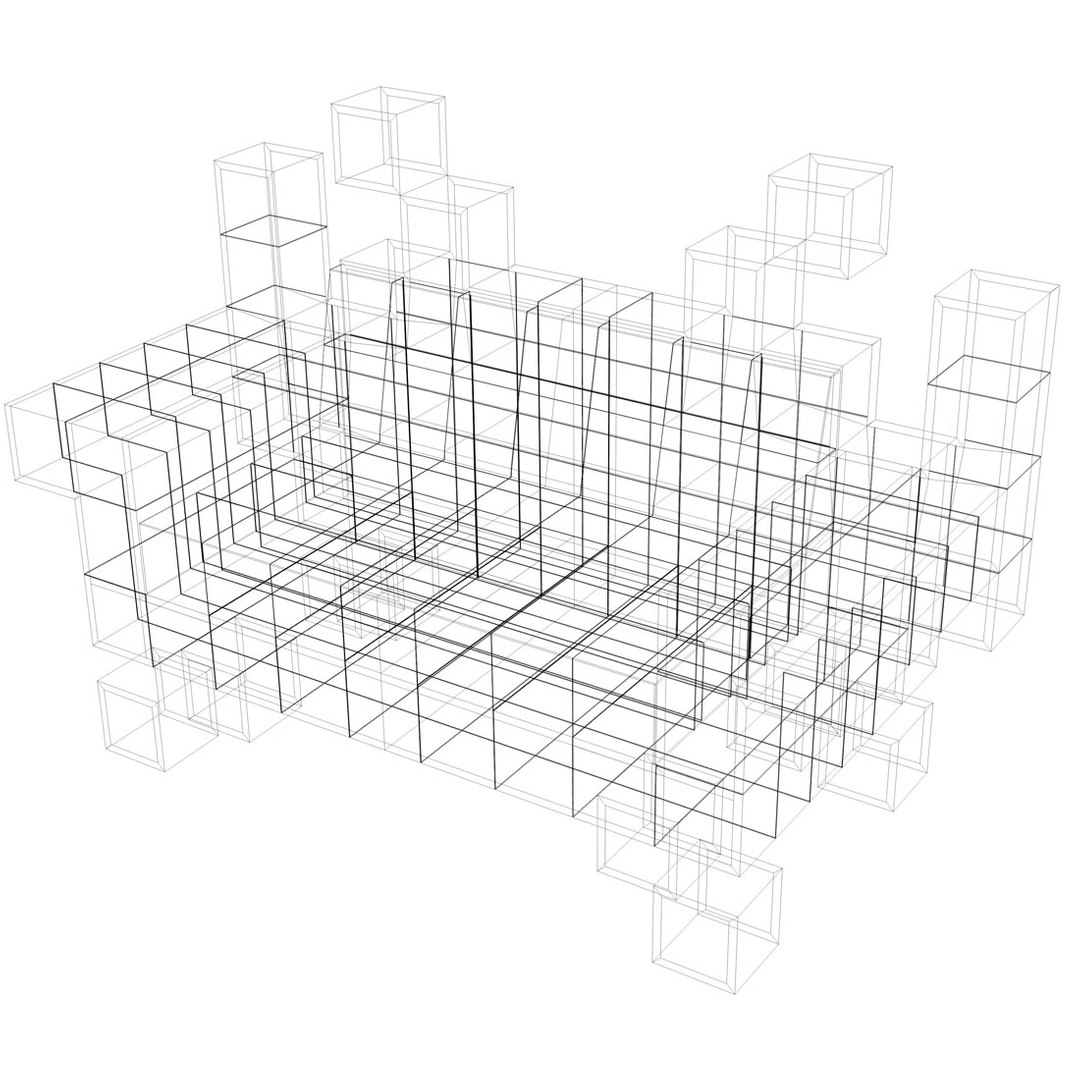 3d Model Of Couch Space Invaders