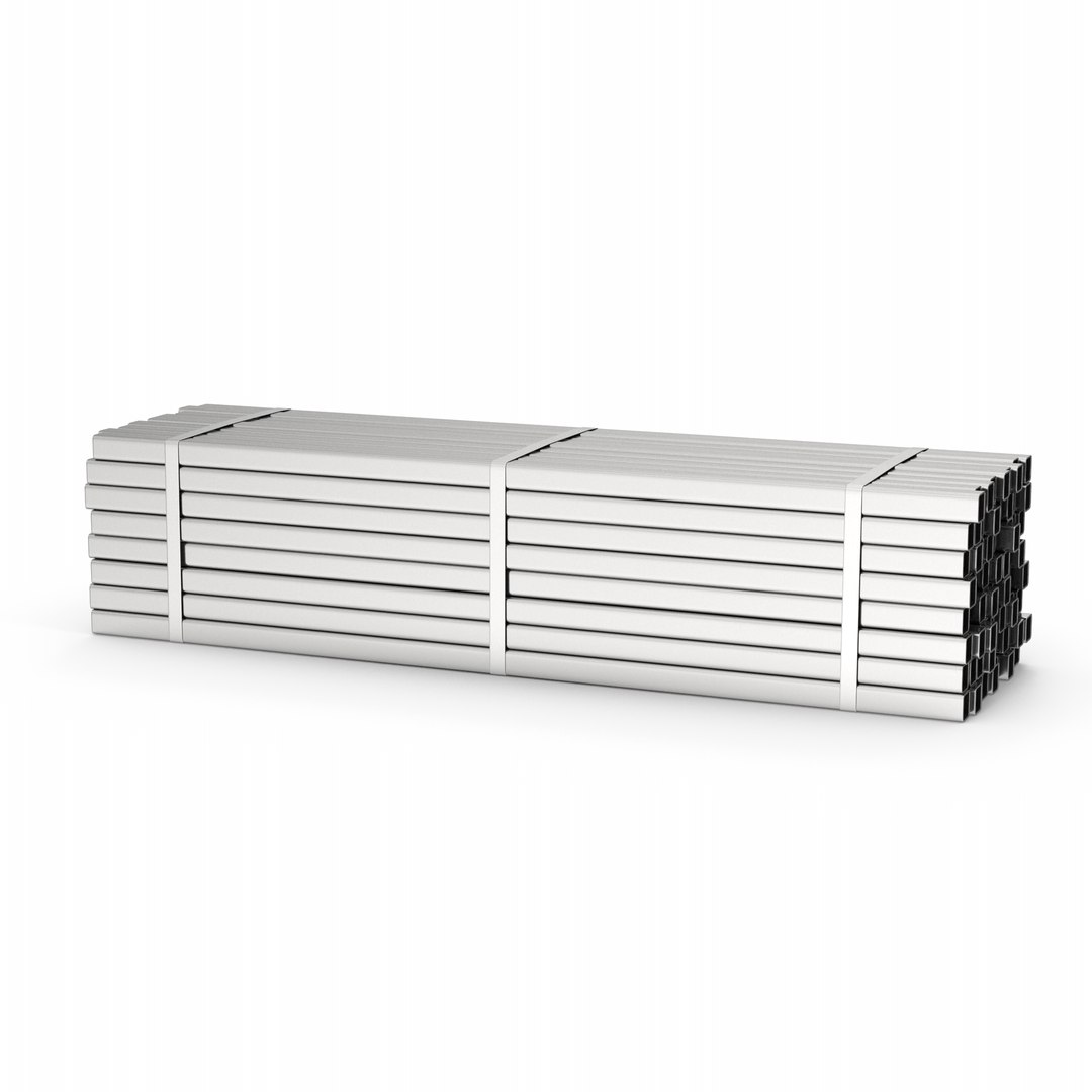 3D Model Stacked Steel Beams - TurboSquid 2033432