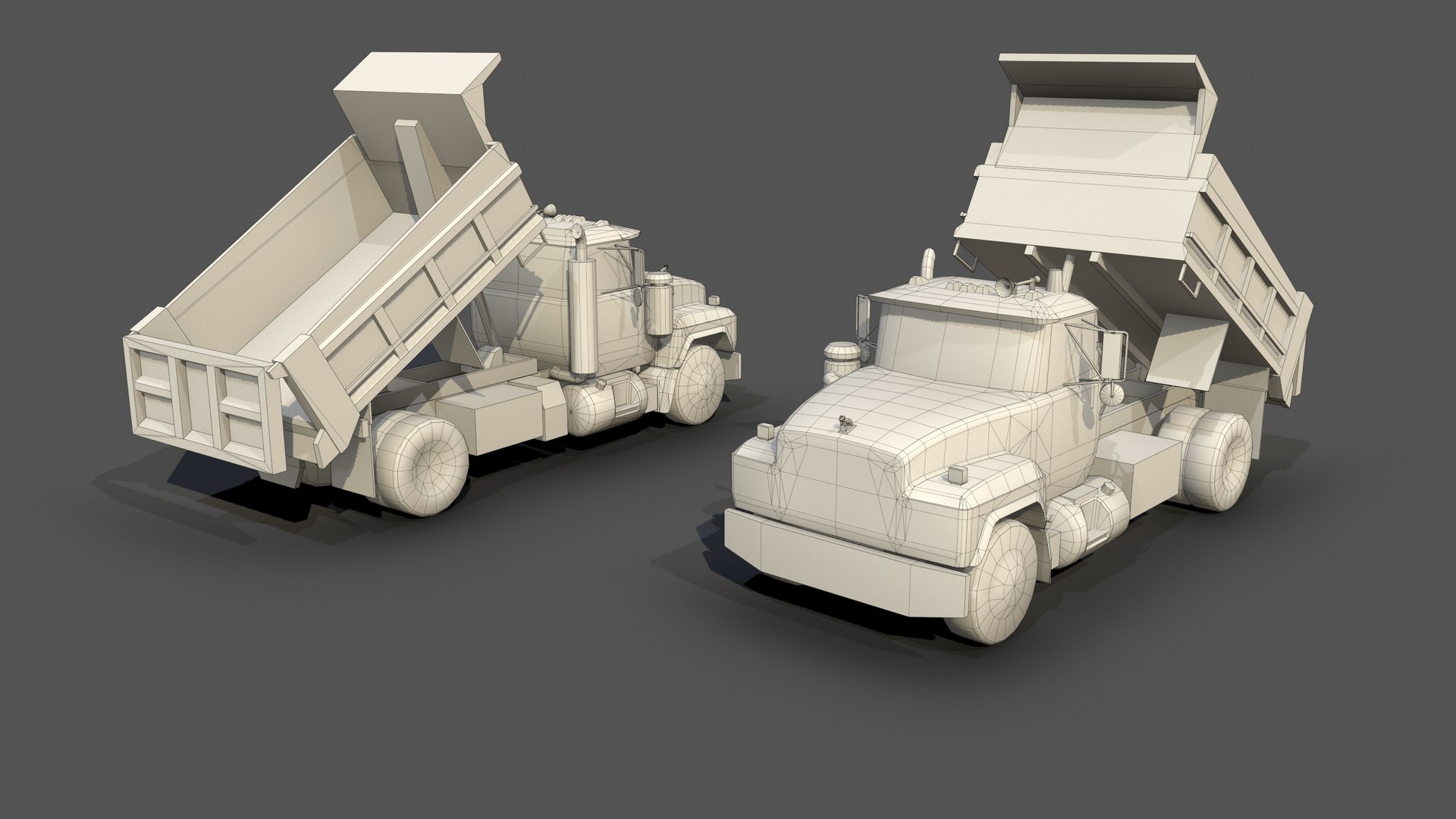 3D Mack RD690P Dump truck s04 1996 model - TurboSquid 1862492