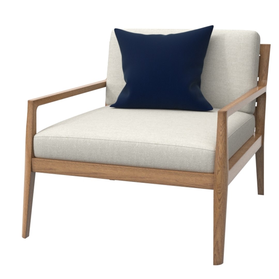 3d Model Ciel Lounge Chair