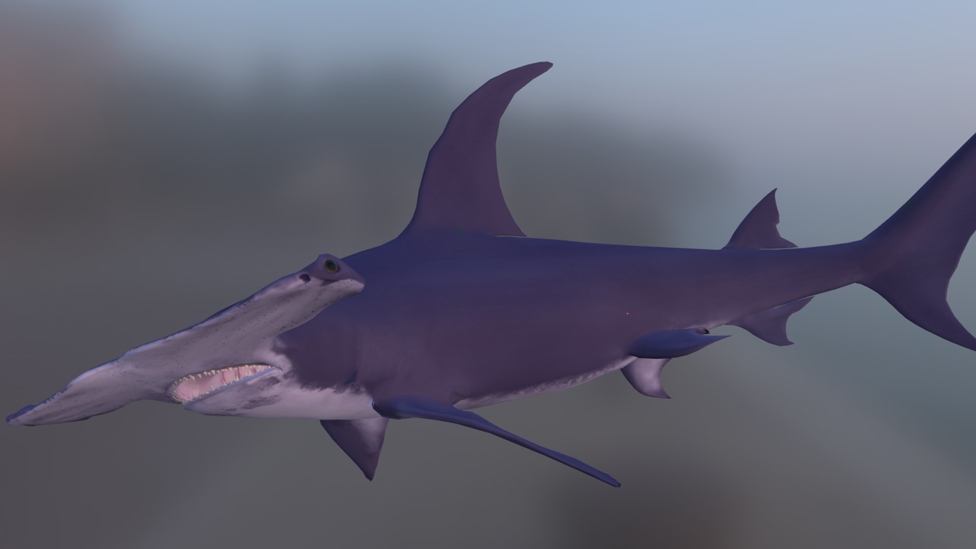 3D Model Hammer Shark - TurboSquid 2118152
