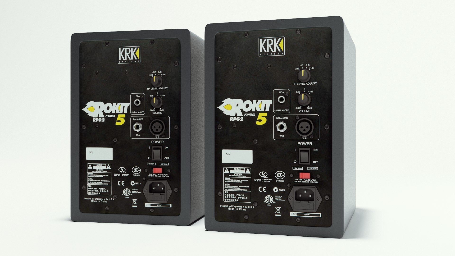 3d Krk Rokit 5 Powered