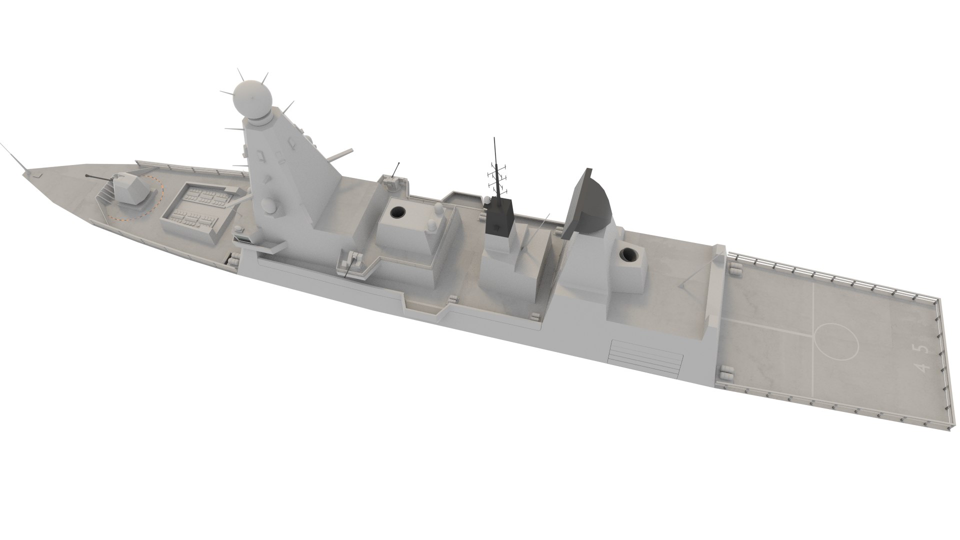 3d Hms Type 45
