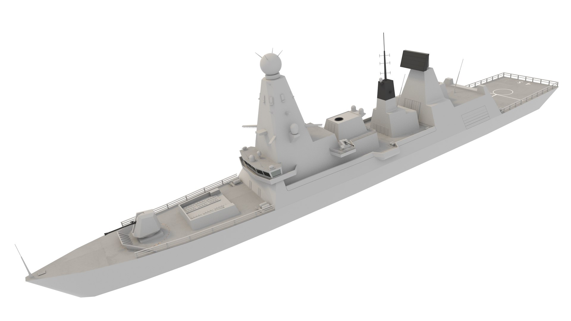 3d Hms Type 45