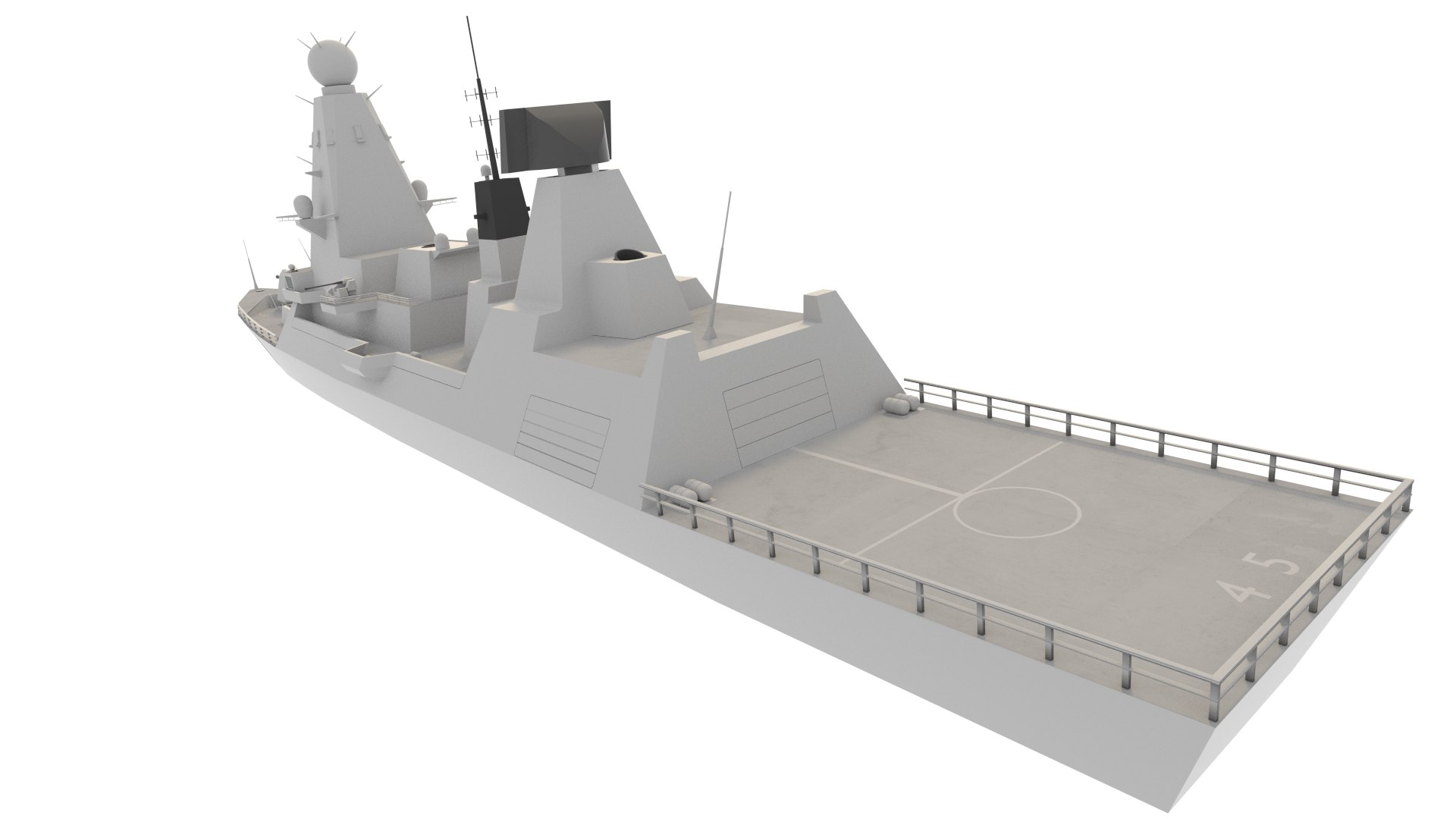 3d Hms Type 45