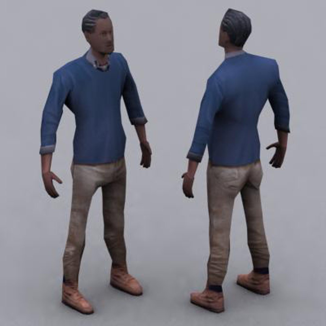 3d Max Human Character
