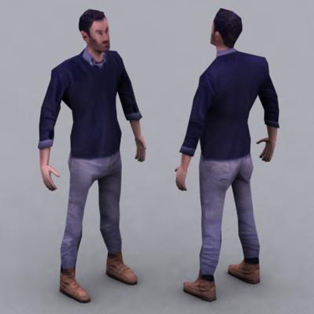 3d Max Human Character