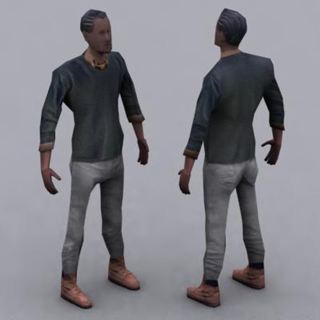 3d Max Human Character
