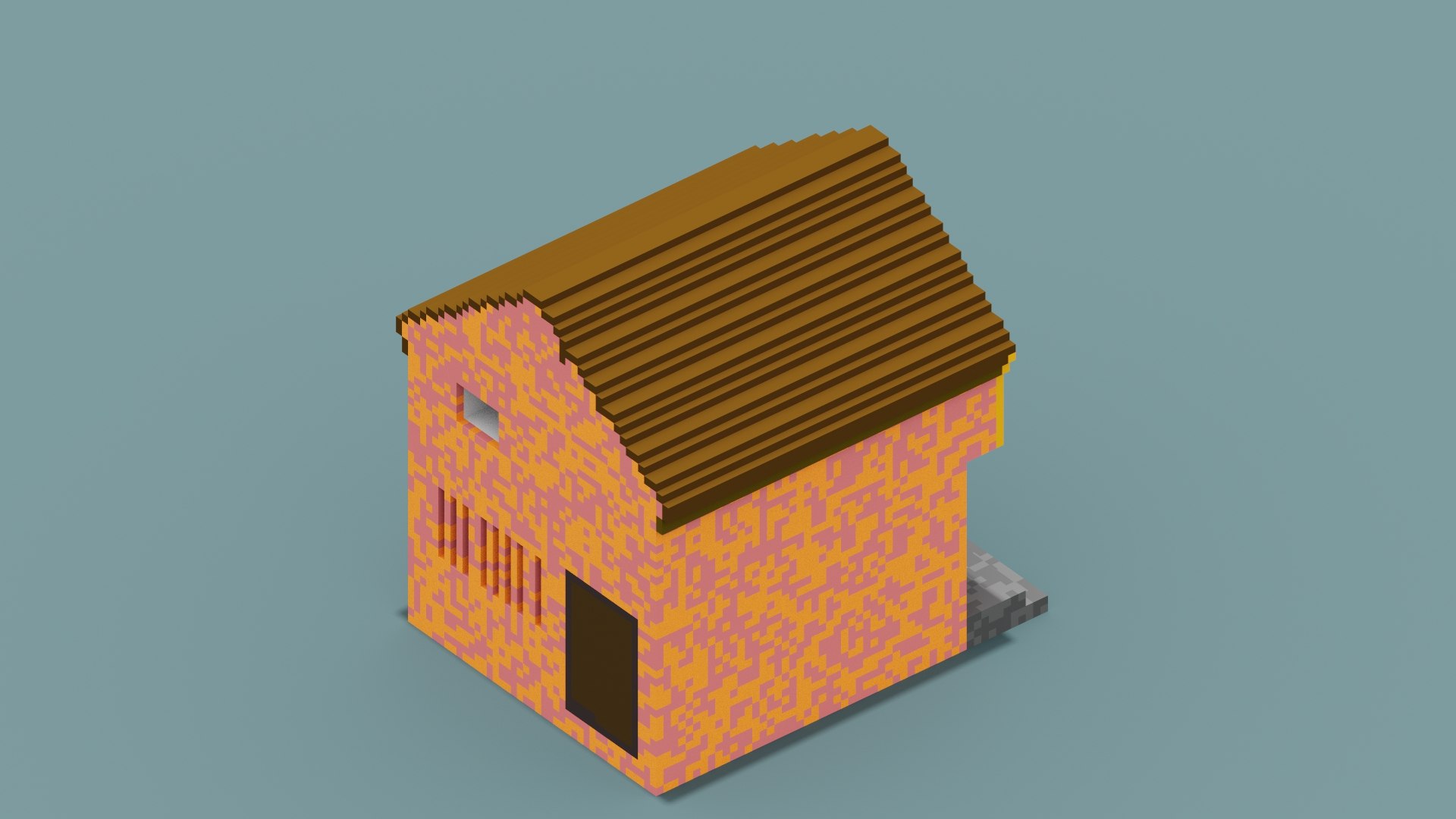 3D Model Voxel House - TurboSquid 1842146