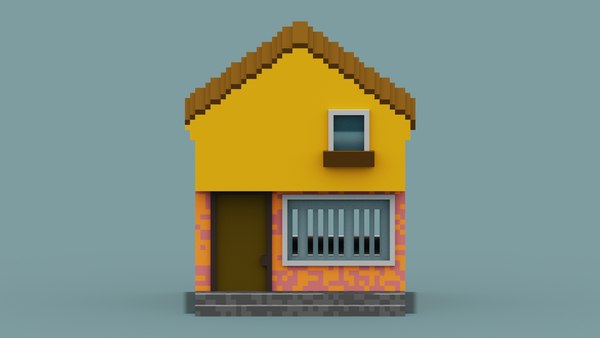 3D model Voxel House - TurboSquid 1842146