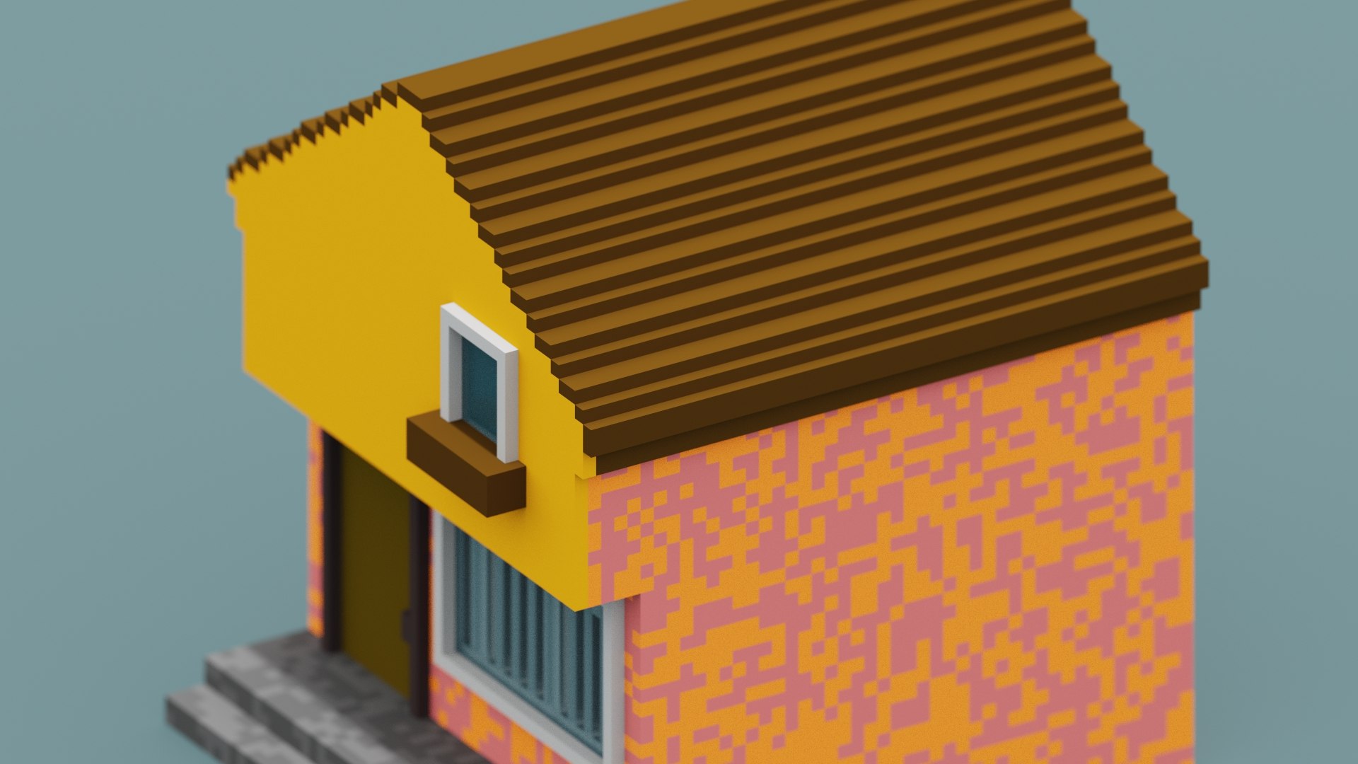 3D Model Voxel House - TurboSquid 1842146